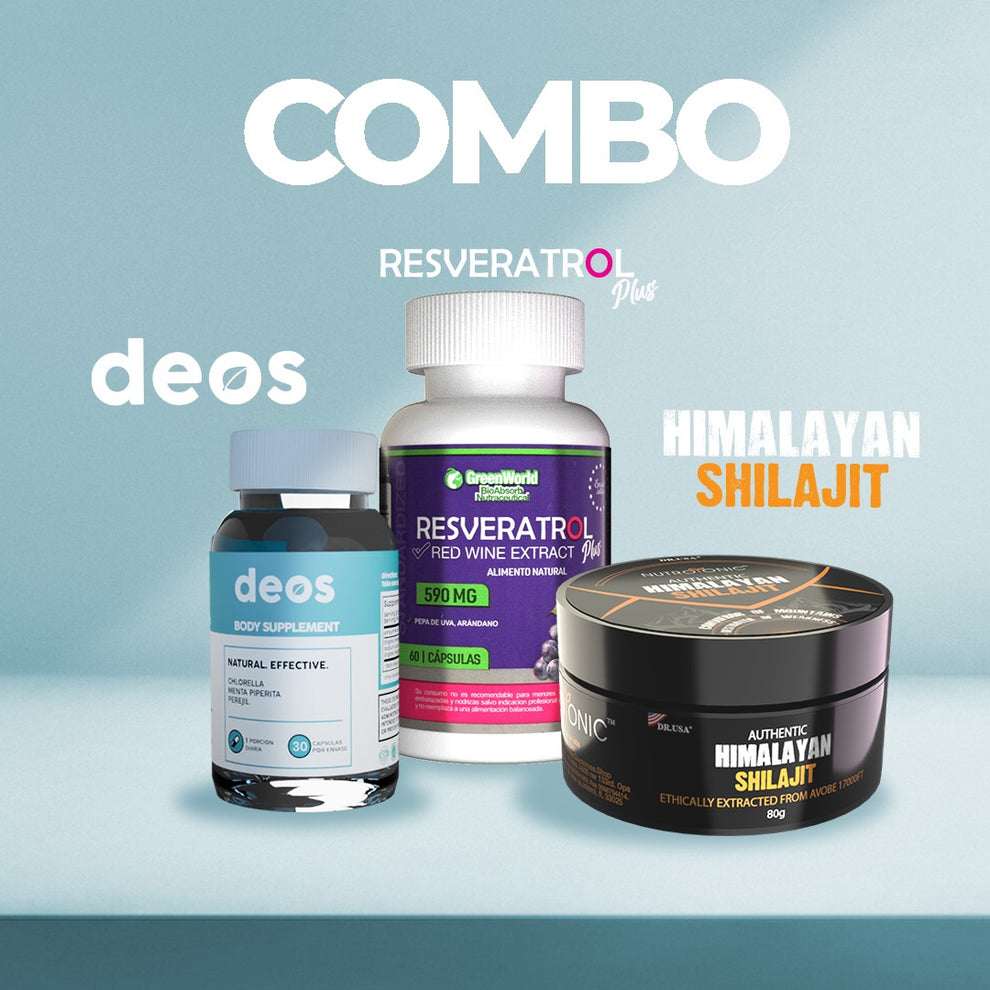 COMBO DEOS RESVERATROL SHILAJIT – Mi tienda